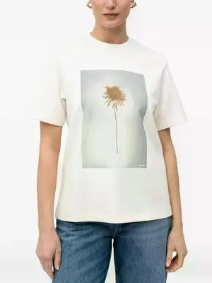 BOSS Graphic Print T-shirt - Neutrals