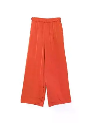 MOUTAKI Belted Wide-leg Palazzo Pants - Orange