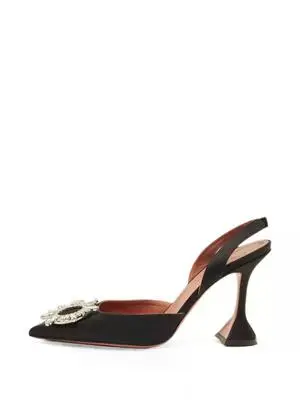 Amina Muaddi Begum Slingback Pumps - Black