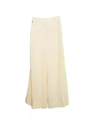 Dolce & Gabbana Side Stripe Wide-leg Trousers - Neutrals