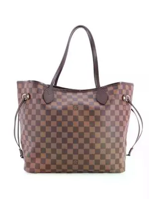 LOUIS VUITTON Damier Neverfull Mm Tote Bag