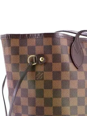 LOUIS VUITTON Damier Neverfull Mm Tote Bag