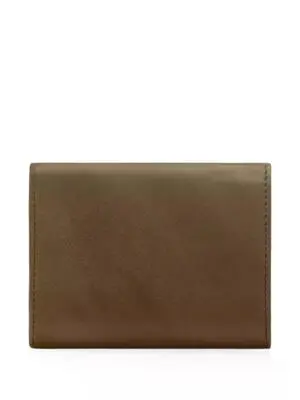 AMI Paris Cowhide Leather Trifold Wallet