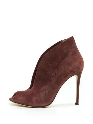 GIANVITO ROSSI Vamp Peep-toe Ankle Boots