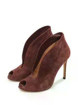 GIANVITO ROSSI Vamp Peep-toe Ankle Boots