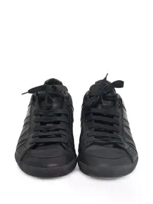 Dior Patent-panel Leather Low-top Sneakers