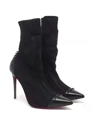 CHRISTIAN LOUBOUTIN Dovi Dova Spiked Ankle Boots
