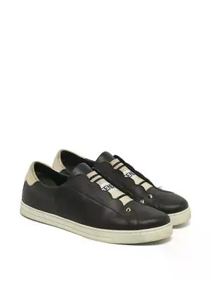 Fendi Rockoclick Slip-on Sneakers - Black