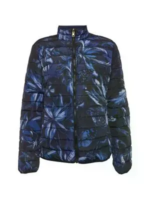 Just Cavalli Reversible Quilted Puffer Jacket - Blue