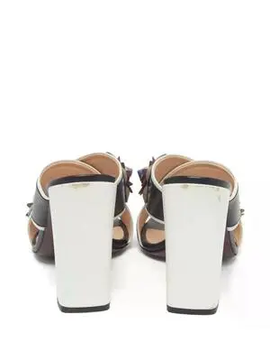 Fendi Flowerland Heeled Sandals