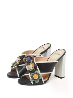 Fendi Flowerland Heeled Sandals