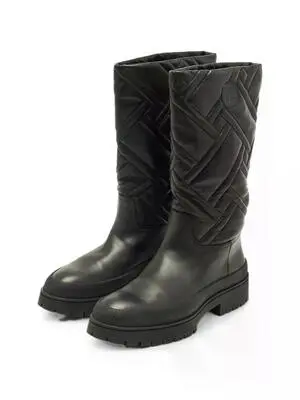 Hermès Quilted Mid-calf Boots