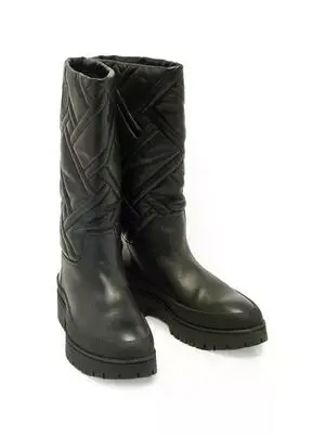 Hermès Quilted Mid-calf Boots