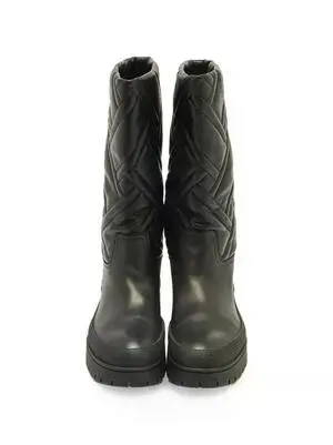 Hermès Quilted Mid-calf Boots