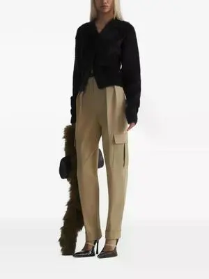 MUGLER Brushed Knit Cardigan