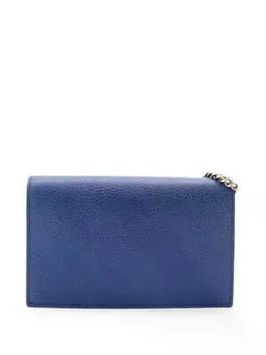 Gucci Interlocking Wallet On Chain Leather Crossbody Bag