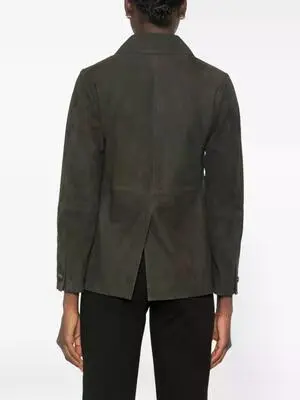 Vince Suede Button-up Jacket