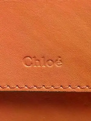 Chloé Mini C Vanity Croc-embossed Leather Shoulder Bag