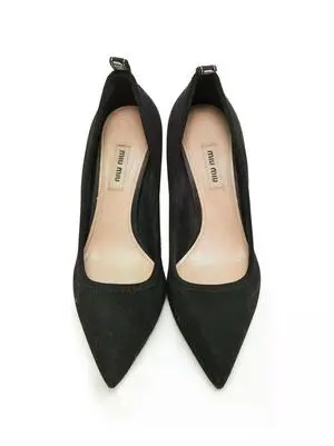 Miu Miu Leather Pointed-toe Stiletto Pumps