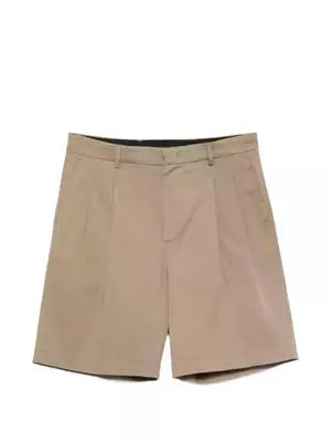 LOW BRAND Tailored Shorts With Belt Loops - Neutrals