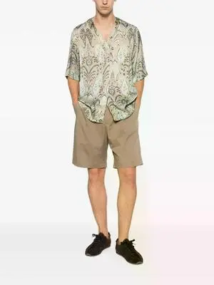 LOW BRAND Tailored Shorts With Belt Loops