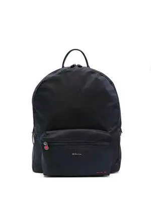 Kiton Logo Plaque Zip-fastening Backpack