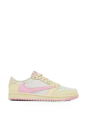 JORDAN Travis Scott X 1 Retro Low Sneakers - Neutrals