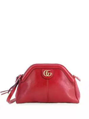 Gucci Small Leather Shoulder Bag - Red