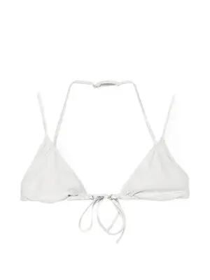 Frankies Bikinis Mabel Bikini Top - Silver
