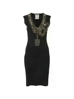 Givenchy Embellished Stretch-knit Mini Dress - Black