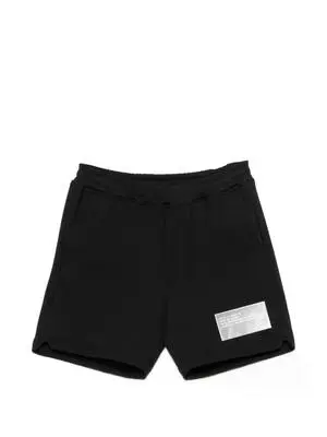 LOW BRAND Logo Patch Shorts - Black