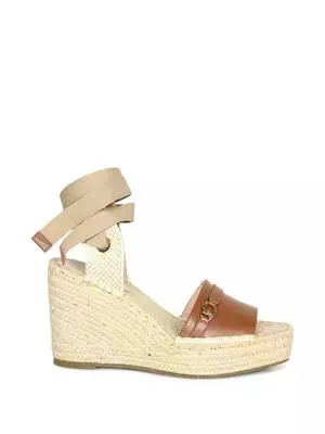 COCCINELLE Leather Espadrilles - Neutrals