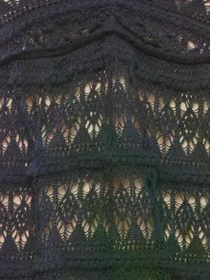 Gucci Open-knit Silk Mini Dress