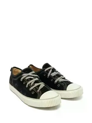 LANVIN Velvet Cap-toe Sneakers