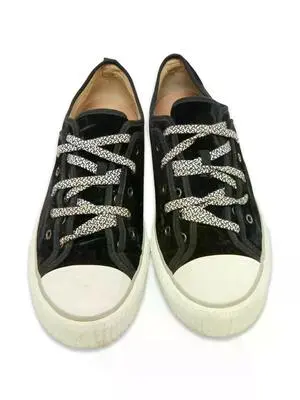 LANVIN Velvet Cap-toe Sneakers