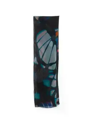LOUIS VUITTON Holographic-print Silk Scarf
