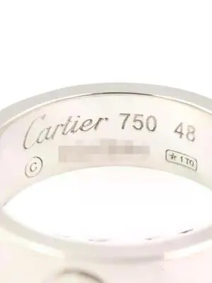 Cartier 18k White Gold Love Ring