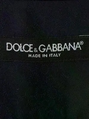 Dolce & Gabbana Jacquard Paneled Shirt - Blue