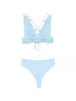 MAZZEI V-neck Bikini - Blue