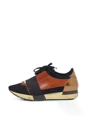 Balenciaga Race Runner Mesh Sneakers - Black