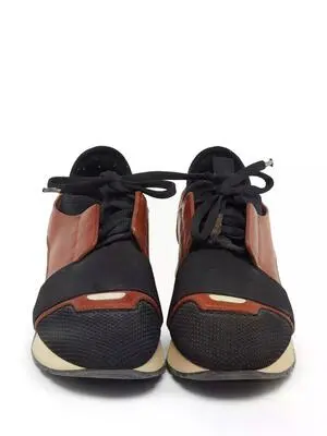 Balenciaga Race Runner Mesh Sneakers - Black