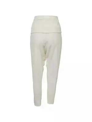 Alexander McQueen Foldover-waistband Tapered Trousers