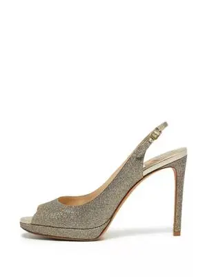 JIMMY CHOO Glitter Slingback Pumps