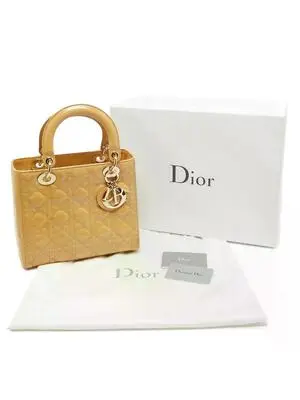 Dior Lady Medium Tote - Neutrals
