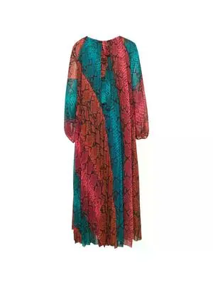 Escada Dansion Snakeskin-print Maxi Dress