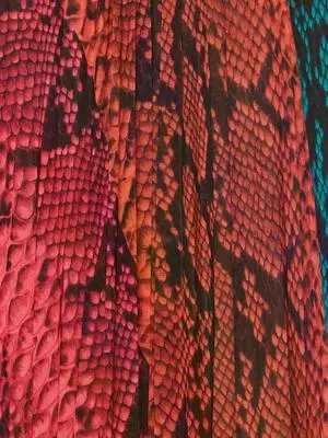Escada Dansion Snakeskin-print Maxi Dress