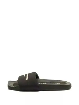 Alexander Wang Logo Print Pool Slides
