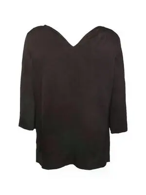 Escada Sport Floral Print Long Sleeve Blouse