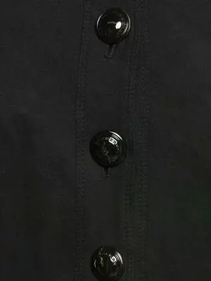 Burberry Shearling-trim Crepe Coat