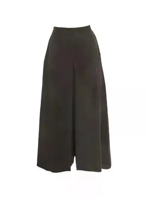 Max Mara Box Pleat Midi Skirt - Grey